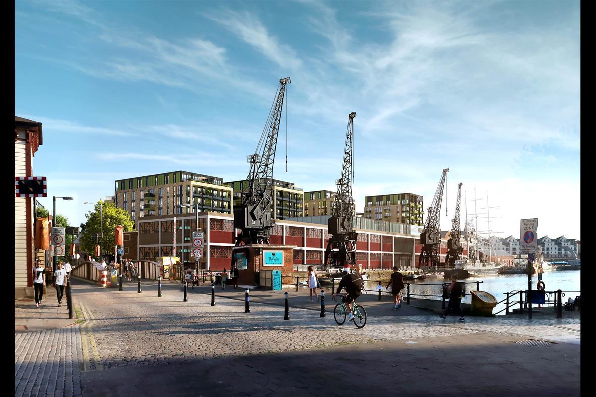AHR lodges plans for 245-home harbourside scheme in Bristol | News ...
